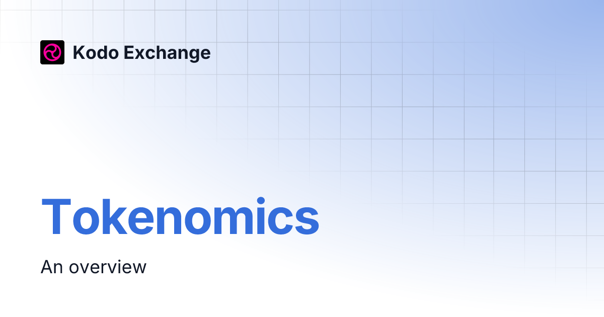 Tokenomics | Kodo Exchange